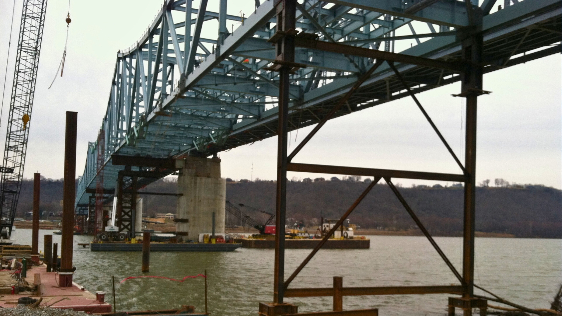 US Route 421 Milton Madison Bridge Demolition - Omega